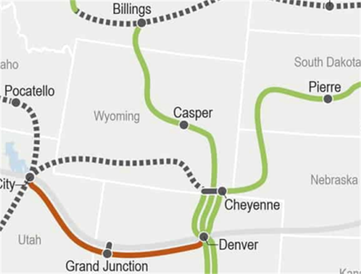 Federal passenger rail study includes Cheyenne in new potential routes ...
