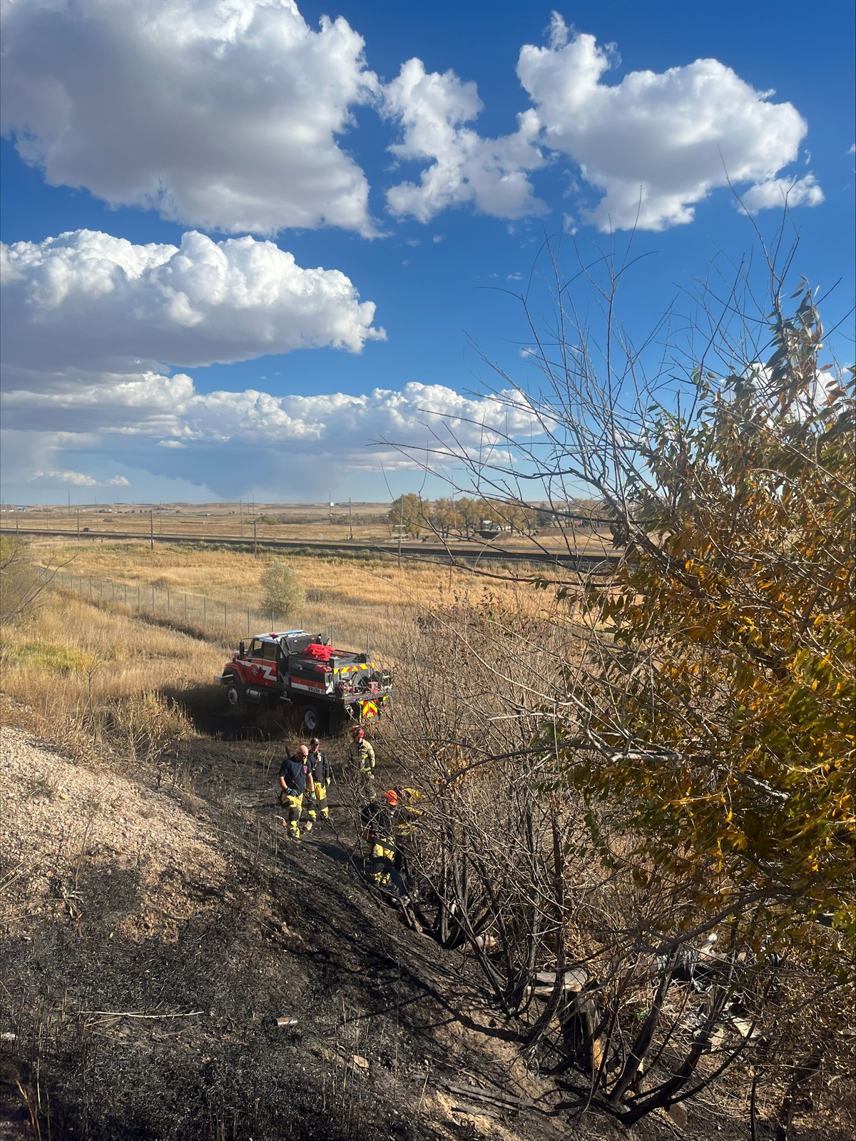 CFR extinguishes grass fire near Greenway path – City of Cheyenne