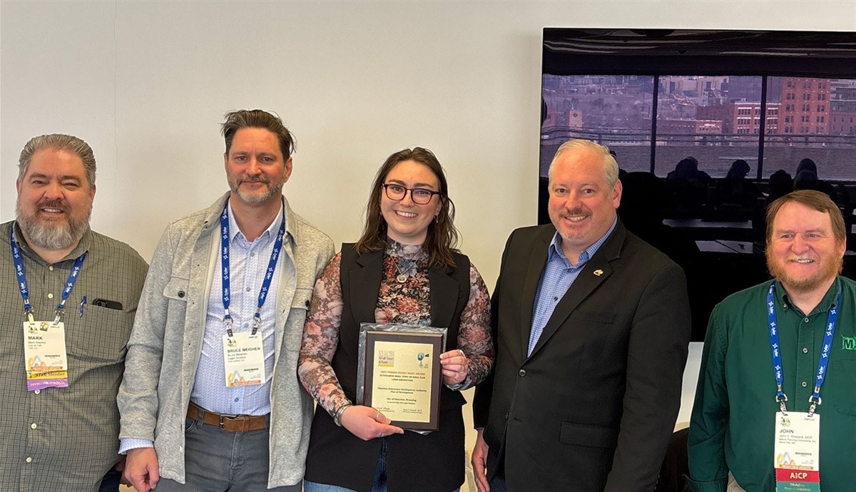 DDA Plan of Development earns national planning award – City of Cheyenne